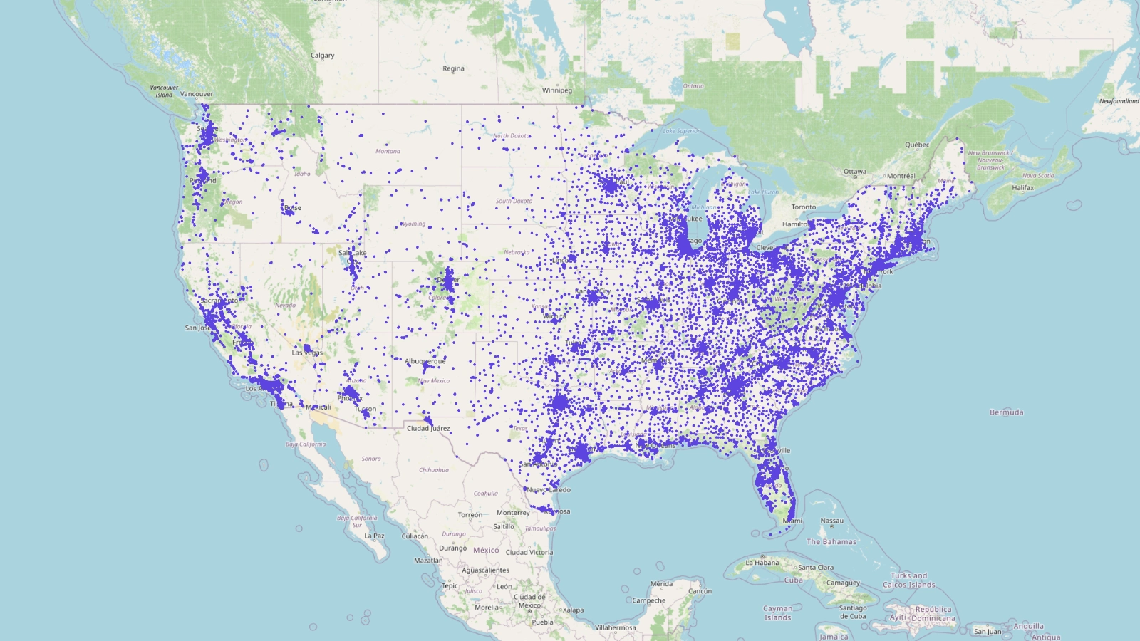 U.S. Subway Map: Restaurant Count and Distribution (Updated Ongoing ...